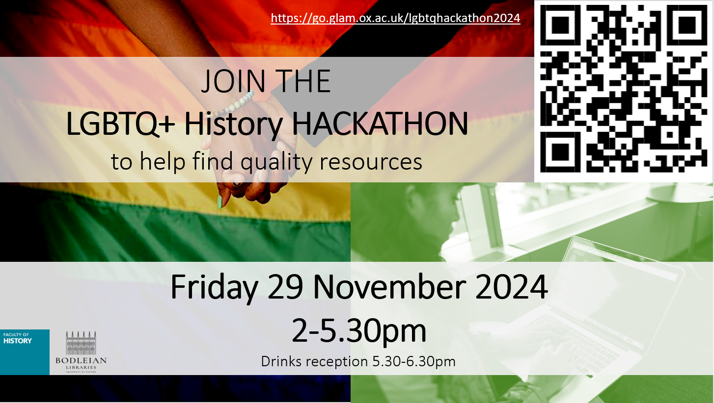 Join the LGBTQ History Hackathon | Faculty of History