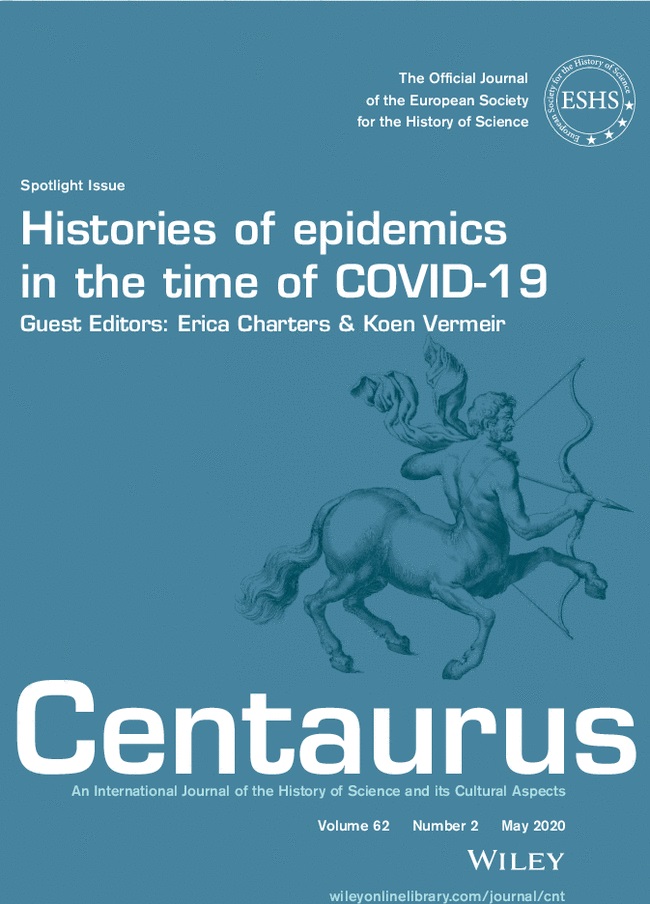 Special issue: History of Science and Medicine in the Context of COVID ...