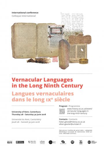 Vernacular languages in the long ninth century | Faculty of History